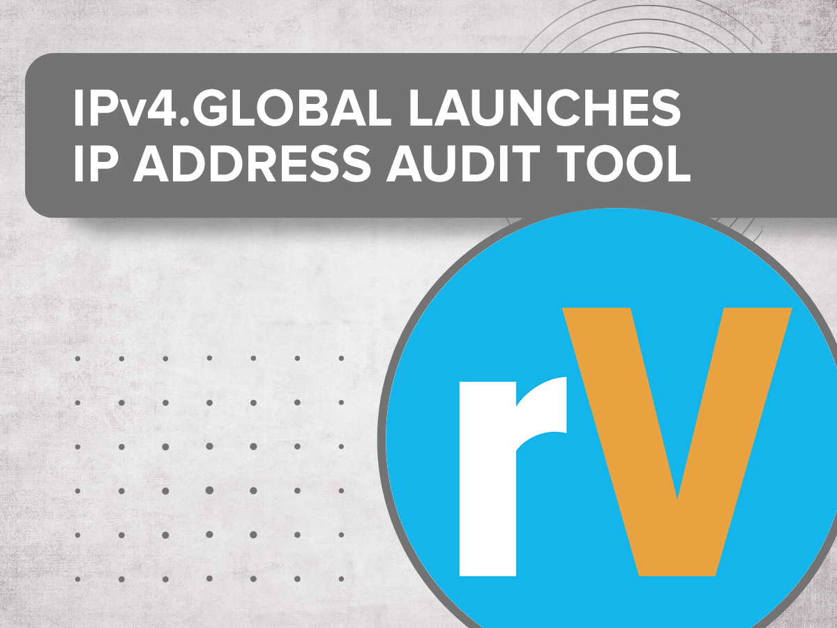 IPv4.GLOBAL releases IP address audit tool | IPv4 Global